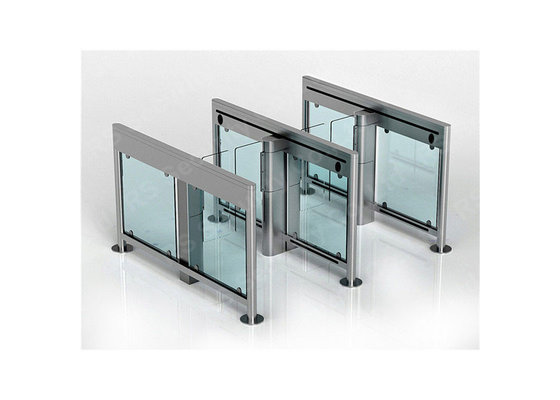 Full Automatic Rfid Card Reader Supermarket Swing Gate System Turnstile Barrier