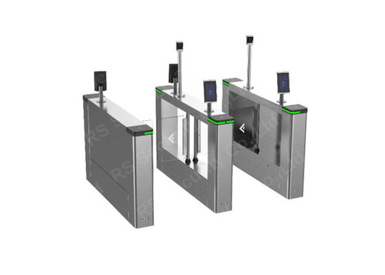 Entry And Exit Controlled Access Turnstile Security Systems RS485 Port