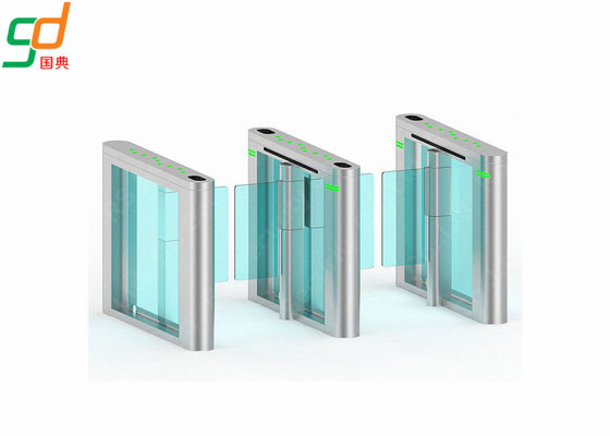 High Security Supermarket Swing Gate Entrance Pedestrian Control Turnstile