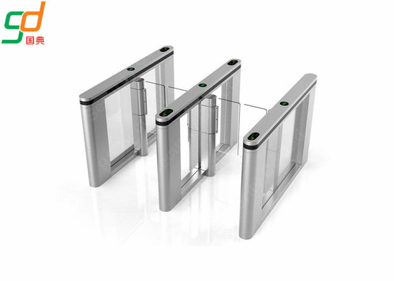 Metro Station Super Swing Gate Turnstile,Servo Motor Glass Turnstile Lanes