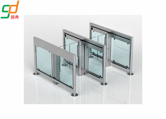 LED Light Alarm Supermarket Swing Gate Security Equipment AC 220V Barrier