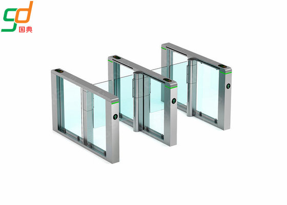 Pedestrian Retractable Supermarket Swing Gate High Security Barrier Turnstile