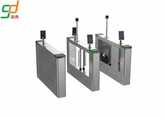 IR Sensor Multichannel Silvery Swing Gate Barrier For Community