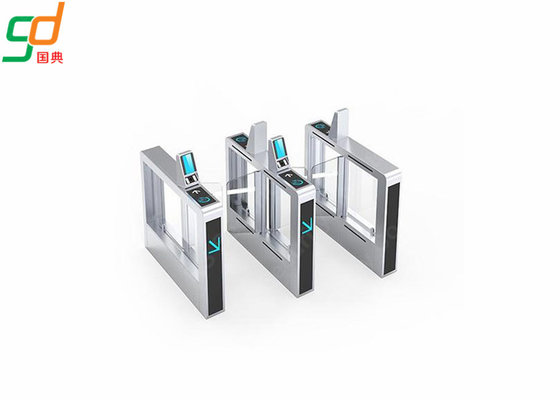 Supermarket Swing Gate Barrier, 600mm Width Glass Arm Speed Turnstile System