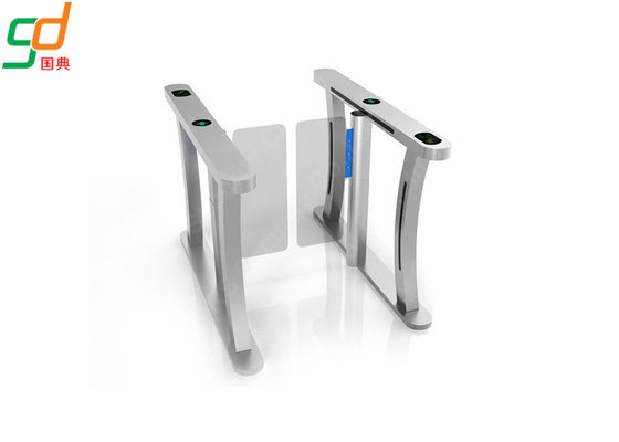 Luxury High Speed Supermarket Swing Gate , Rfid Card Turnstile Security Systems