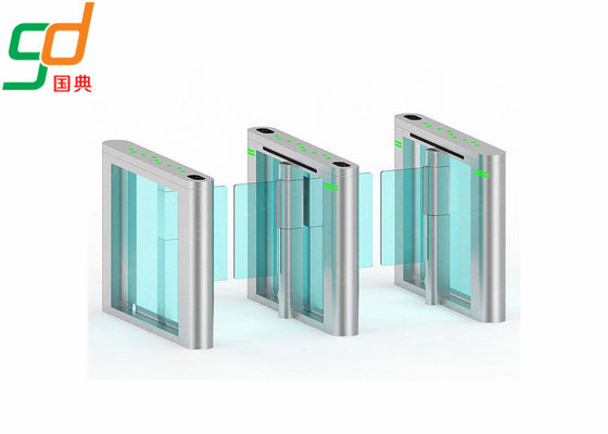 Supermarket Automatic Turnstile Enter And Exit Access Control Swing Gates