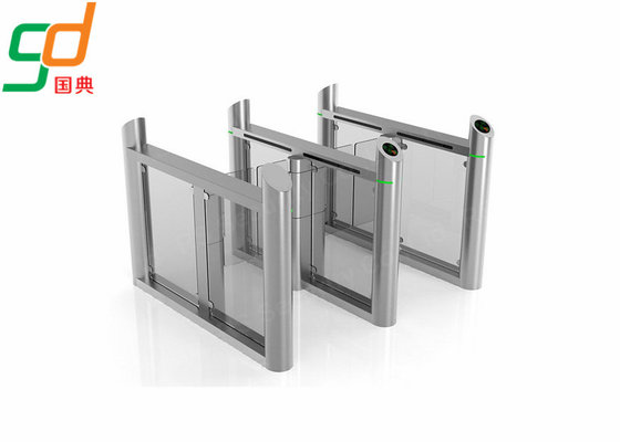 Toughened Glass Automatic Turnstiles Infrared Sensor Pedestrian Slim Fast Gate
