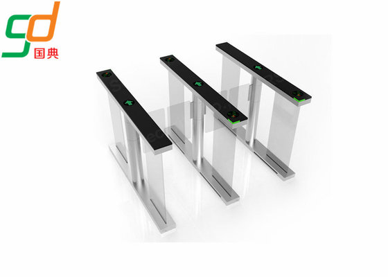Servo Driver Slim Automated Security Gates / Train Station Turnstile Security Systems