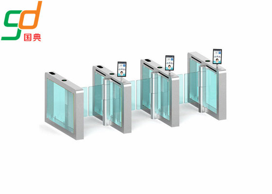 Single Pole Automatic Systems Turnstiles Bi Directional Swing Barrier Gate