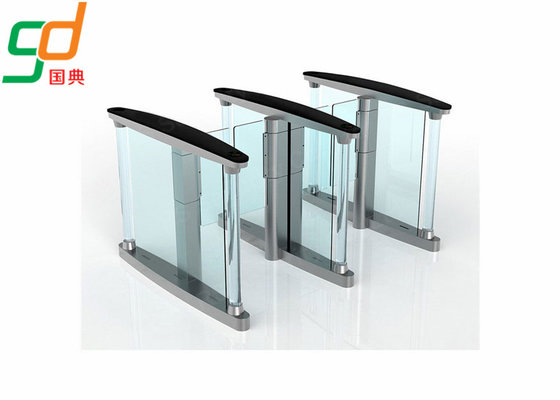 Slim Swing Gates Bi Directional Automatic Turnstiles Optical Barrier System