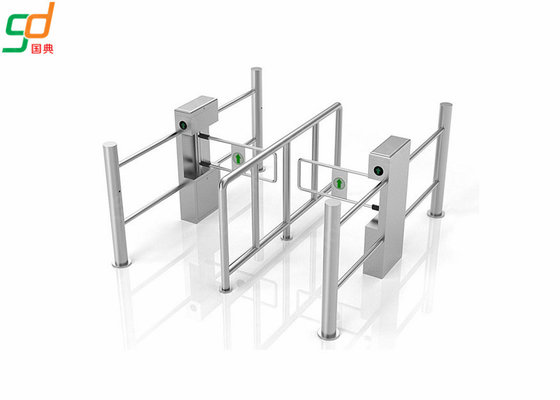 Brushless Cylindrical Swing Barrier Gate , RFID Access Control Turnstiles