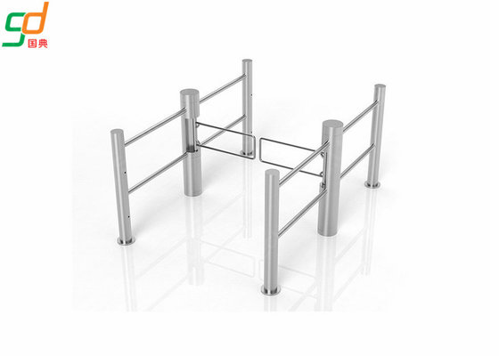 RFID Swing Barrier Gate, Optical Turnstile Slimlane High Speed Flap Barrier