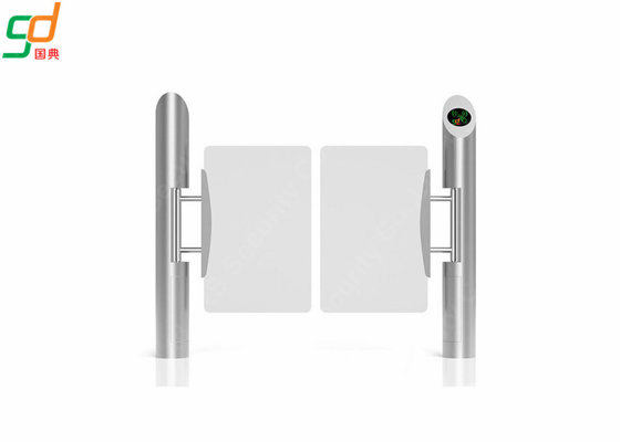Barcode Reader Swing Barrier Gate,PVC or Glass Arm Turnstile Solution