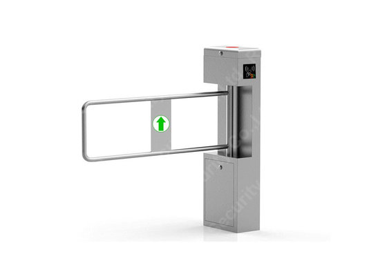 Stainless Steel Swing Barrier Gate With RFID Reader , Double Swing Gate