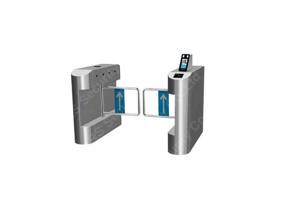 High Security Double Swing Gate / Electric  Semi-Automatic Pedestrian Turnstile