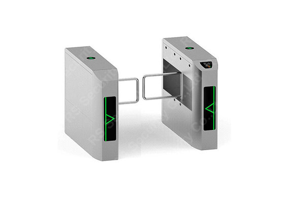 Glass Arm Supermarket Swing Barrier Gates,RFID Wing Turnstyles Baffle System