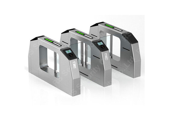 High Security Stainless Steel  Swing Barrier Gate  IR Sensor Remote Control