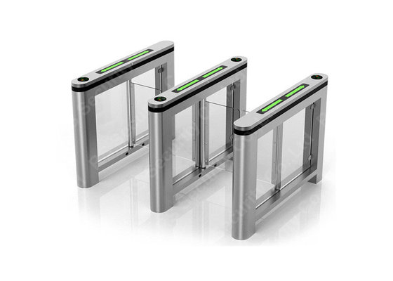Two Sides Intelligent  Swing Barrier  Gate Made Of 304 Stainless Steel Material