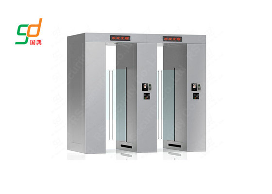 Full Height Sliding Turnstile Speed Gates, Stainless Steel Optical Turnstiles Speedlane