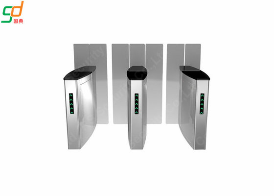 Stainless Steel Automatic Speed Gates / RS 1007 Sliding Barrier Turnstile Security Gates