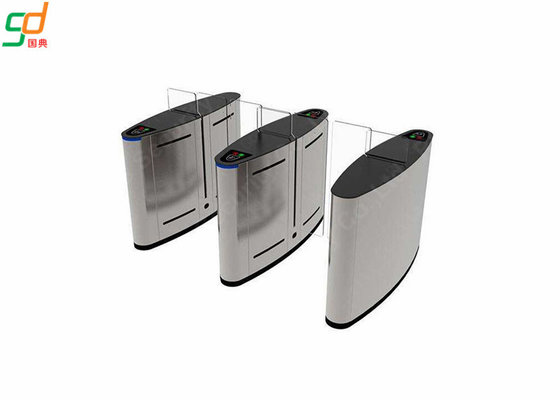 304 Stainless Steel Outdoor Flap Barrier Turnstile Noiseless Speed Security Gate