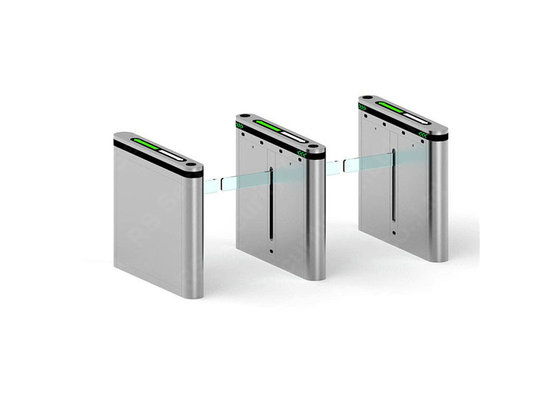 Stainless Steel Double Passage Half Height Turnstile , Vertical Tripod Turnstile Gate