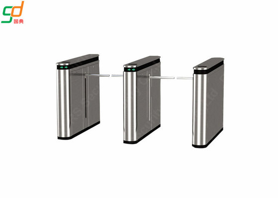 Optical Speed Gate half height turnstile access control system With Tall Door Barriers