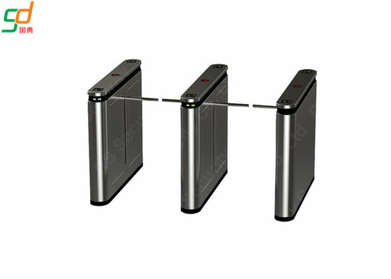 Stailess Steel Sliding Turnstile Security Systems, High Speed Gates Flap Barrier
