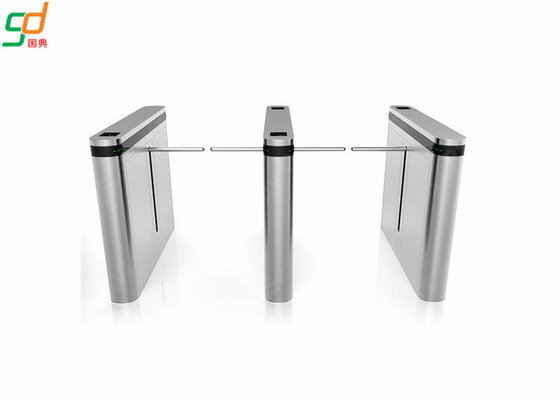 RFID Card Security Entrance Speed Gates / Half Height Optical Turnstile Door
