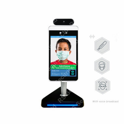 Long Distance Body Temperature Check Facial Recognition Camera