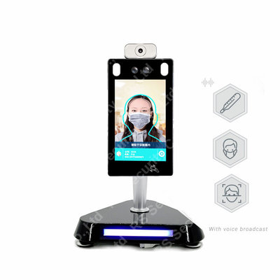 Long Distance Human Temperature Detection Face Recognition Camera