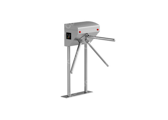 Anti-Static And Low Noise Waist Height Turnstile Bus Station Access Barrier