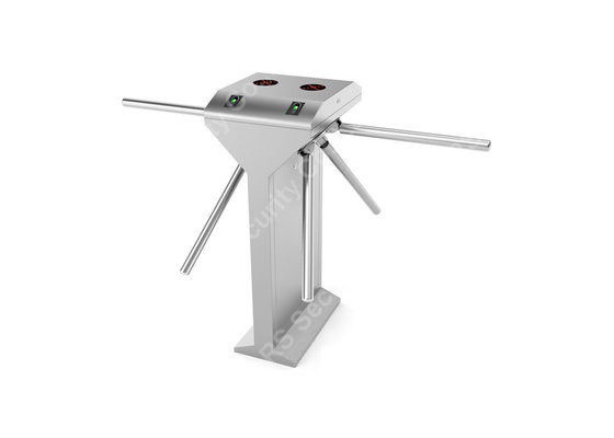 Swipe Card Waist Height Turnstiles Fingerprint Access Control System