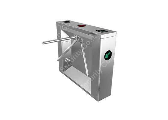 Single Core 304 Stainless Steel Waist Height Turnstile IR Sensor Barrier