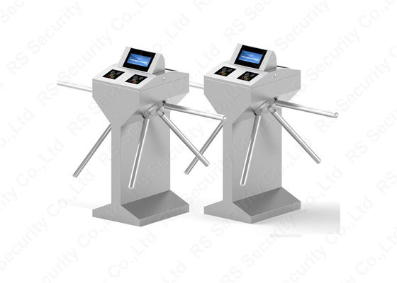 Full Automatic Systems Turnstiles Fingerprint Tripod Turnstile Gate With RFID