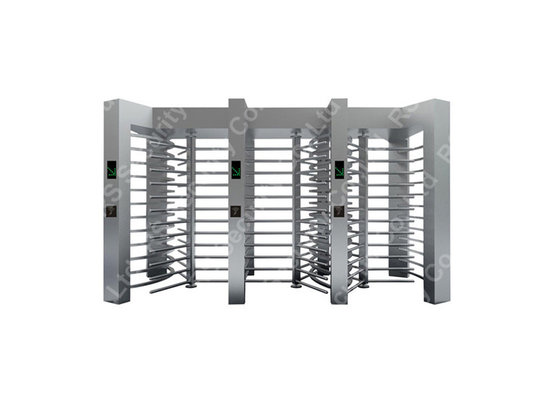 Automatic B - Direction Full Height Turnstiles , Slot Reader access control turnstiles