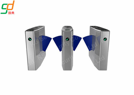Anti-collision Flap Barrier Gate Club Hotel Turnstile Security Gate System
