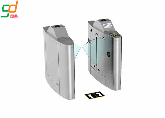 Customized Flap Barrier Gate / Full Automatic Subway Turnstile Access