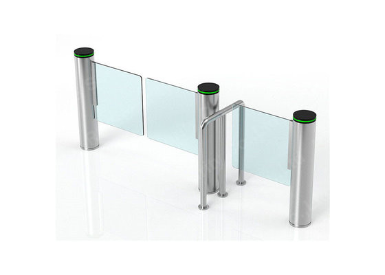 High Security Automatic Stainless Steel Supermarket Swing Gate Turnstile