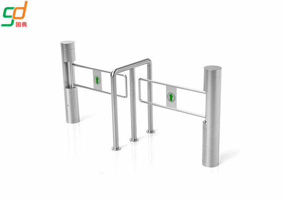 Access Swing Barrier Gate,2.00 Thickness 304 Stainless Steel Glass Turnstile
