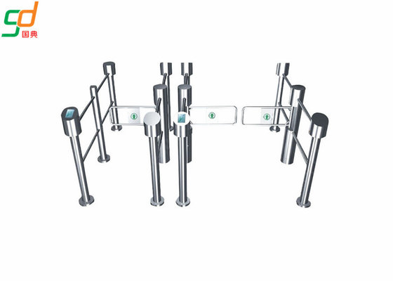 Swing Barrier Turnstile Security Systems, Optical Pedestrian Access Gate