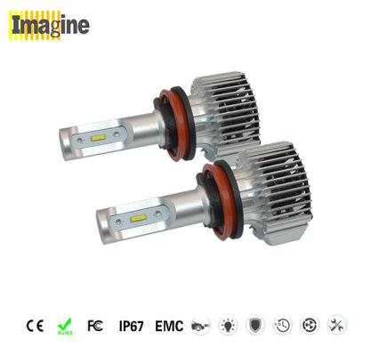 Automotive led headlight bulbs, Safety Automotive LED Headlight Bulbs 6000k 4000lm , H8 Led Headlamp Conversion Kit