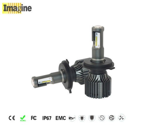 Automotive led headlight bulbs, 30w Osram H4 Led Headlight Bulbs , Osram Led Car Headlights Kit 50000 Hours Life Span
