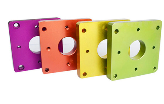 Aluminum / Steel Precision CNC Machining Different Color Anodized Parts