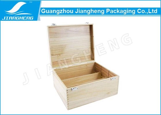 Caja de regalo de madera modificada para requisitos particulares del color original ninguna impresión para el empaquetado del recuerdo