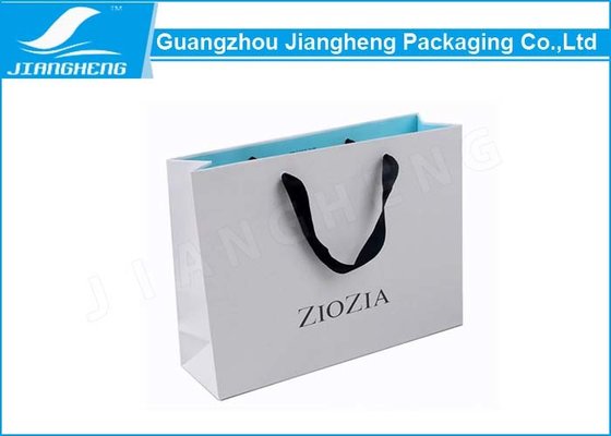 Bolso de compras de papel euro de moda precioso coloreado papel de encargo de las bolsas de papel