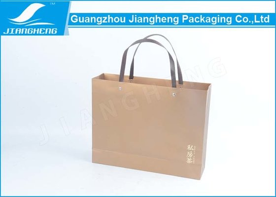 Bolsos de empaquetado medios promocionales del papel de Kraft para la certificación del SGS que hace compras