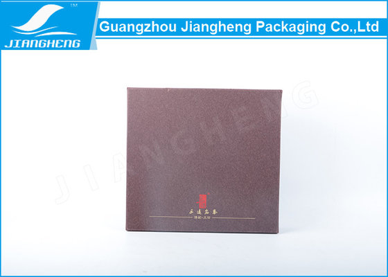 Caja de lujo vacía de sellado caliente del té del papel de la cartulina de las cajas de regalo del té del logotipo reciclada