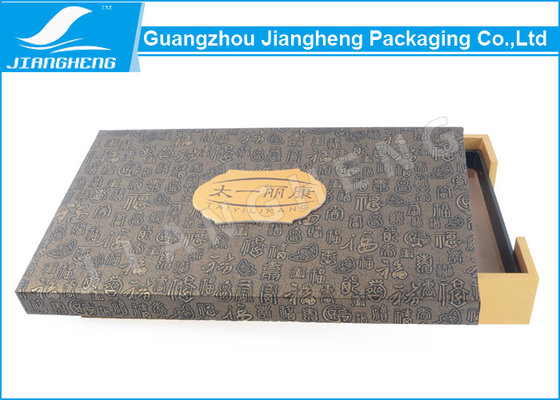 Tapa hermosa impresa logotipo de la caja de regalo de la cartulina del papel especial y basado para el té