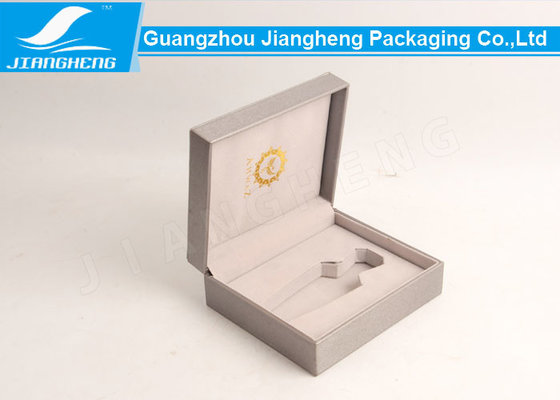 Cajas de regalo de cuero de lujo del perfume/de la fragancia de la laminación brillante con las tapas